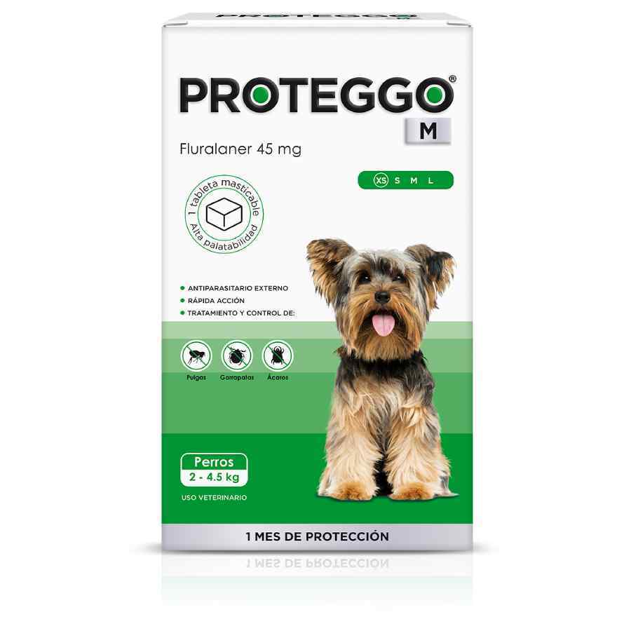Proteggo m 45 mg para Perro 2 4,5Kg (1tab x caja)